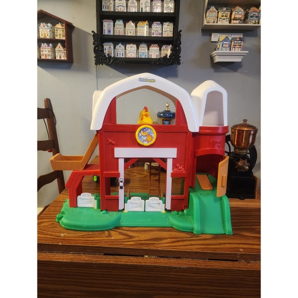 Fisher-Price | Toys | 23 Little People Animal Sounds Farm Barn Playset ...
